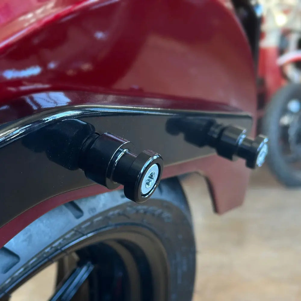 Softail Low Rider CNC Bag Mounts - San Diego Customs