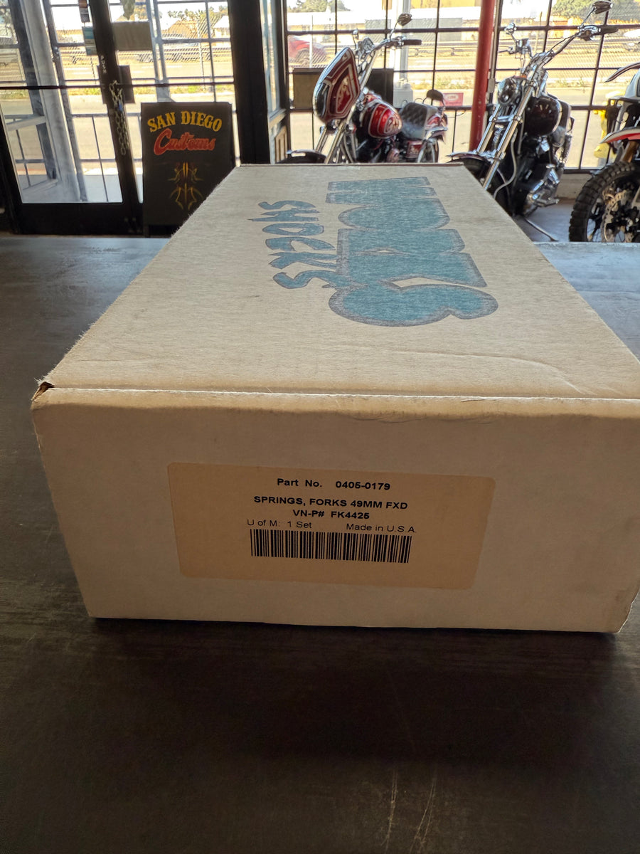 WORKS PERFORMANCE - 49MM DYNA ADJUSTABLE FORK SPRING KIT - NEW - San ...